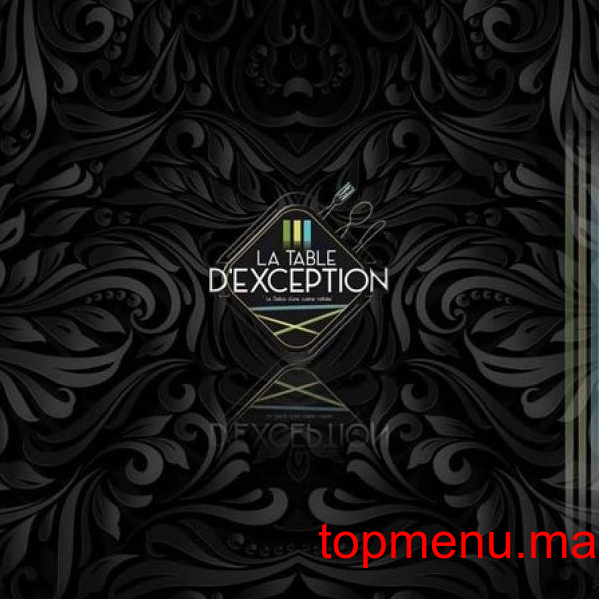 La table d’exception Menu & Horaires à casablanca (2025) | TopMenu