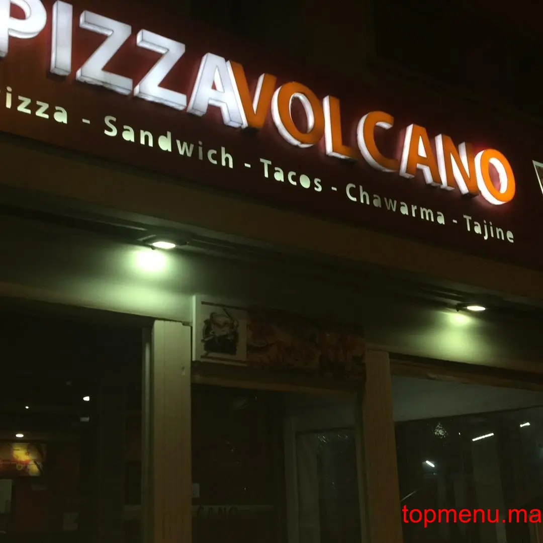 Pizza Volcano Menu & Horaires à casablanca (2025) | TopMenu