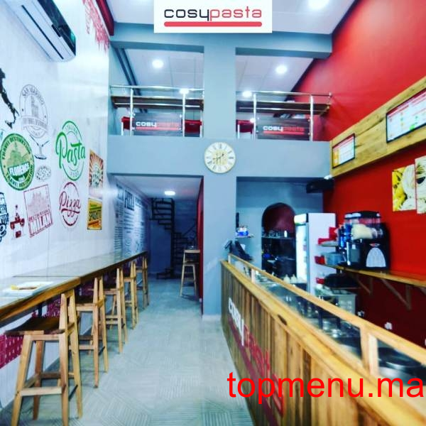 Cosy Pasta Menu & Horaires à marrakech | TopMenu