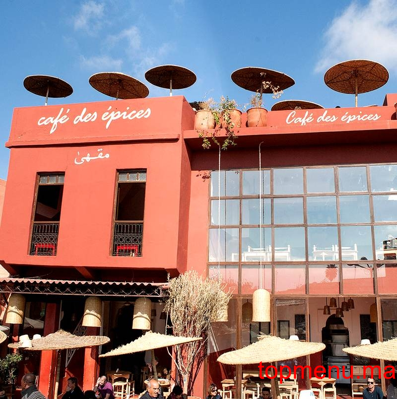 Café des épices Menu & Horaires à marrakech | TopMenu