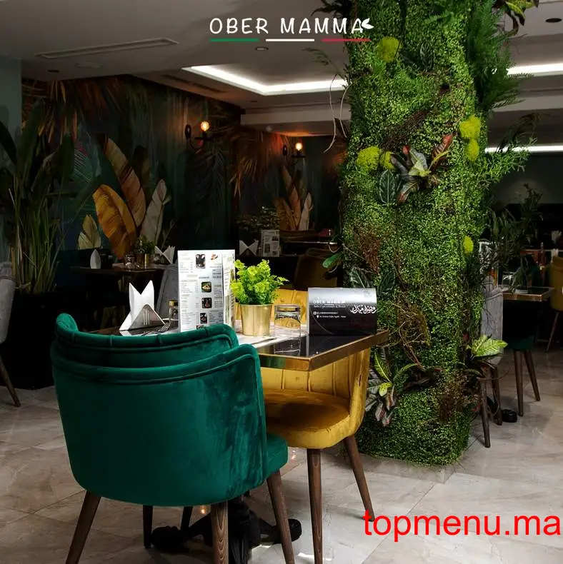 Ober Mamma Menu & Horaires à rabat (2025) | TopMenu