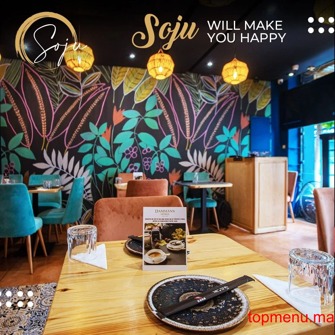 Soju Sushi Menu & Horaires à tanger | TopMenu